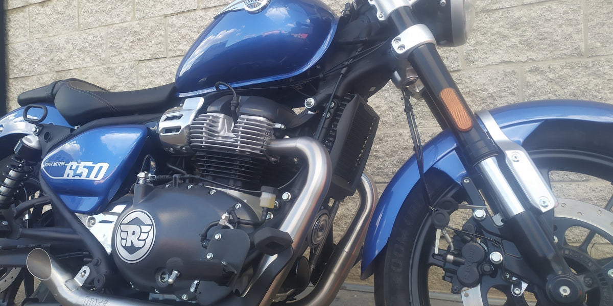 Echappement "Hot Rod" Royal Enfield Super Meteor 650 — frenchmotoshop