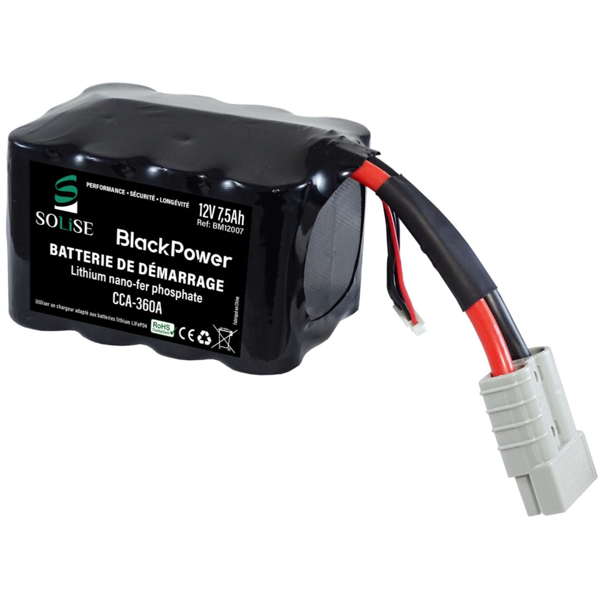 Batterie Solise 12V 6,9Ah BM12007 — frenchmotoshop